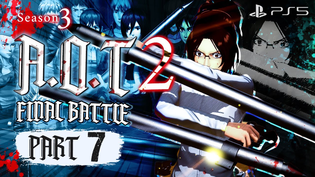 HANGE'S THUNDERSPEAR | AOT 2 Final Battle Season 3 Part 7 Nightmare ...