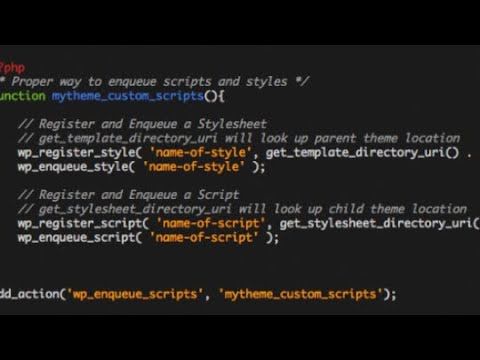 WordPress Theme Development (wp enqueue,wp enqueue script) - YouTube