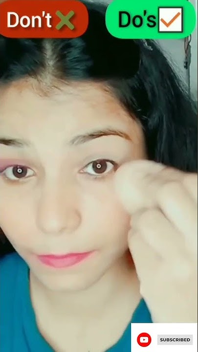 Do's & Don't Eye Makeup/ Eyeshadow Hack for Beginners #shorts#viral #ytshorts#trend #short # ...