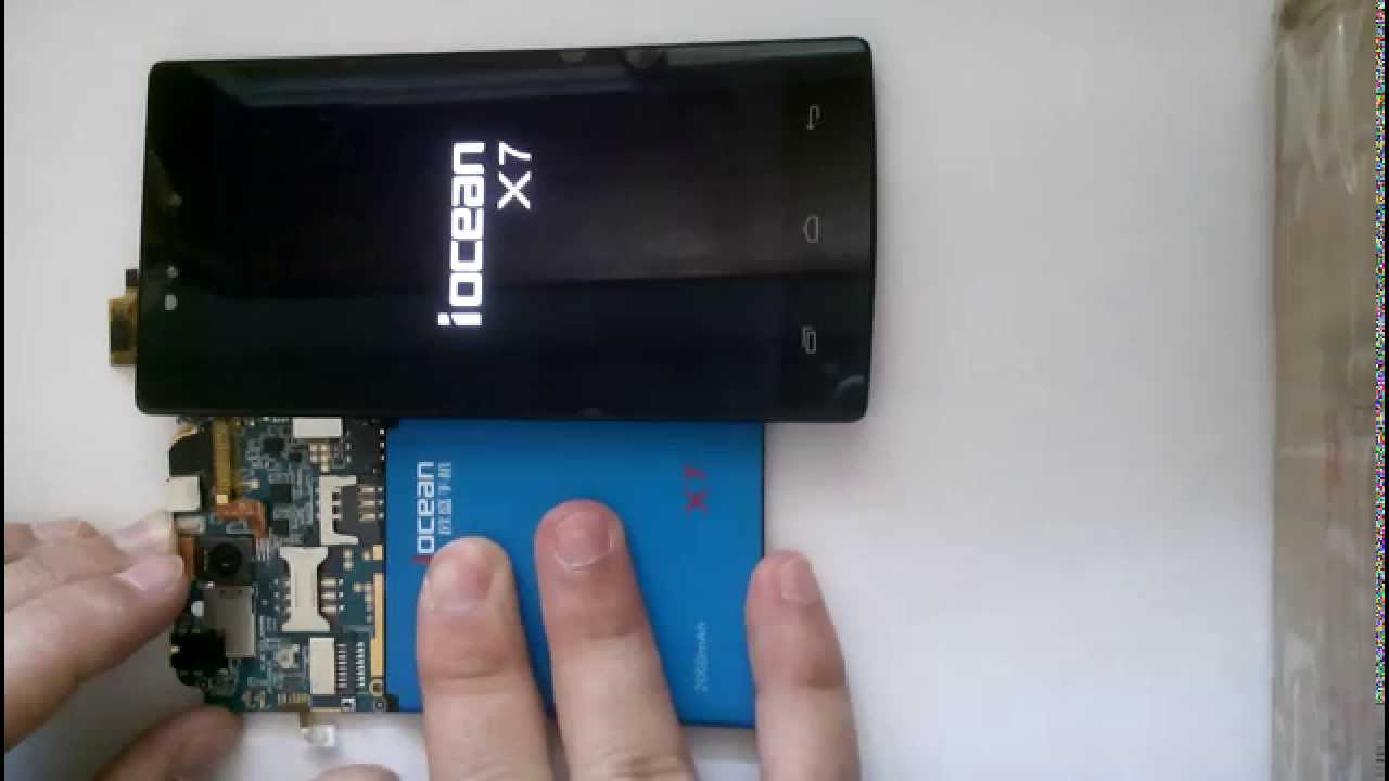 Iocean X7 HD LCD does not work - YouTube