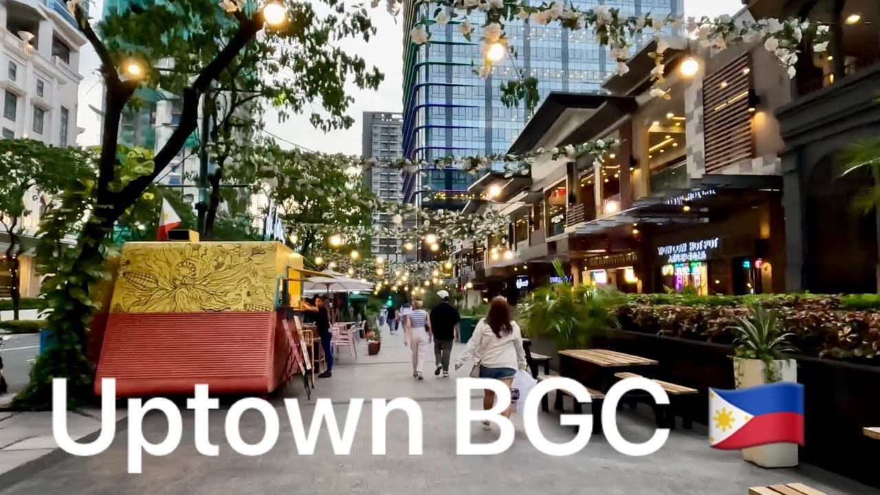 Uptown BGC Taguig Philippines | Walking Tour 4K - YouTube