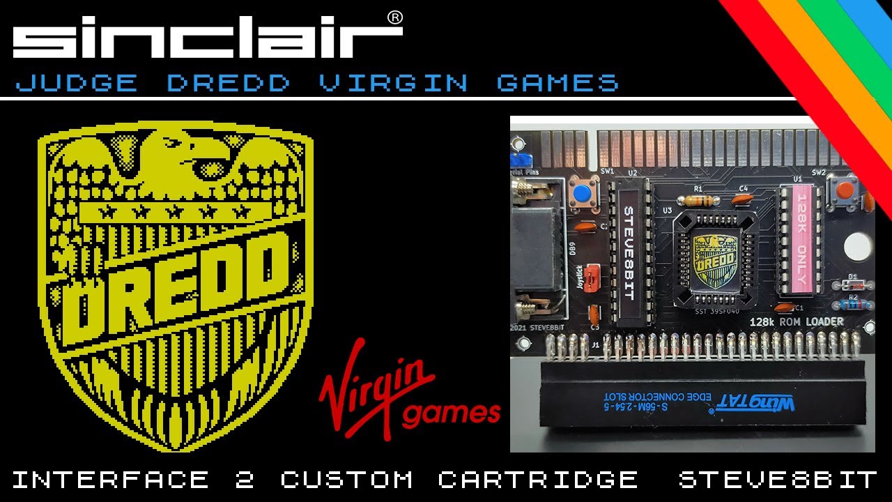 Sinclair Spectrum 128k ROM Judge Dredd Virgin Games - YouTube