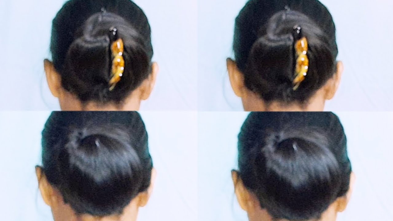 2 minutes 2 hairstyle for girl / lock pin hairstyles / quick and easy ...