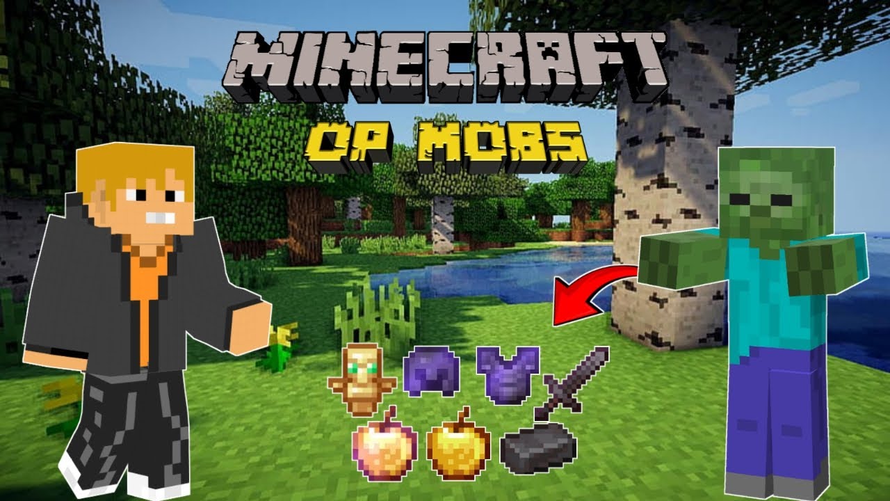 ខ្ញុំមកលេង Minecraft Mods OP Mobs - YouTube