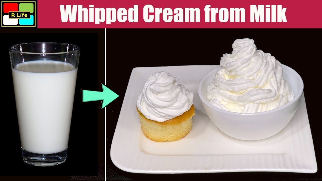 Episode 2: Whipped Cream from Milk 🥛🥛🎂🧁 (Stable & Long-lasting) - YouTube
