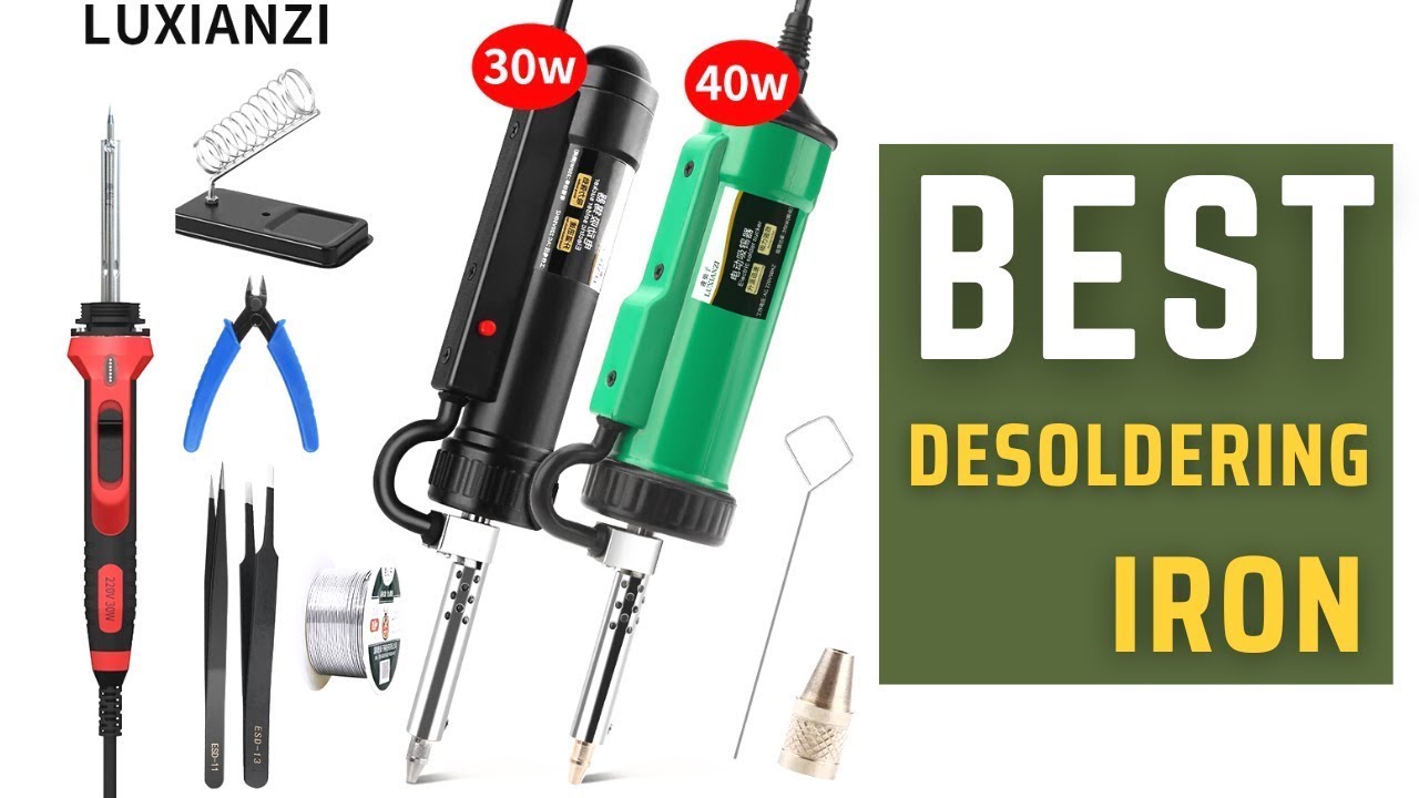 Best Desoldering Iron - LUXIANZI Powerful Electric Desoldering Iron ...