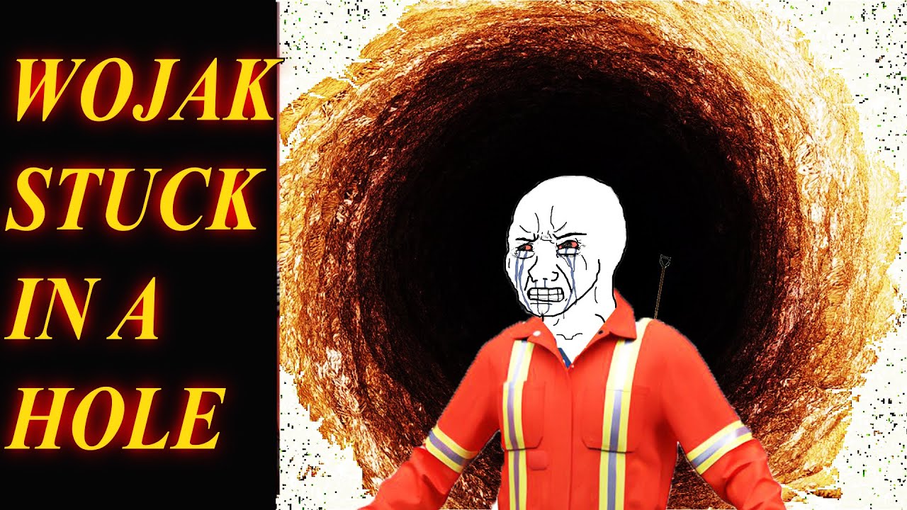 life of a construction worker - wojak FALLS INTO A HOLE - YouTube