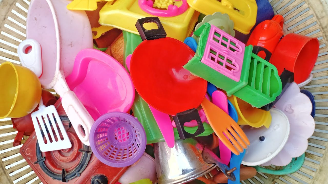Diy unboxing Amazing mini clay and plastic kitchen set @mini pot tv ...