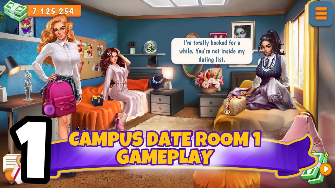 Campus Date - Room 1 - Simulation Walkthrough Part 1( iOS/Android ...