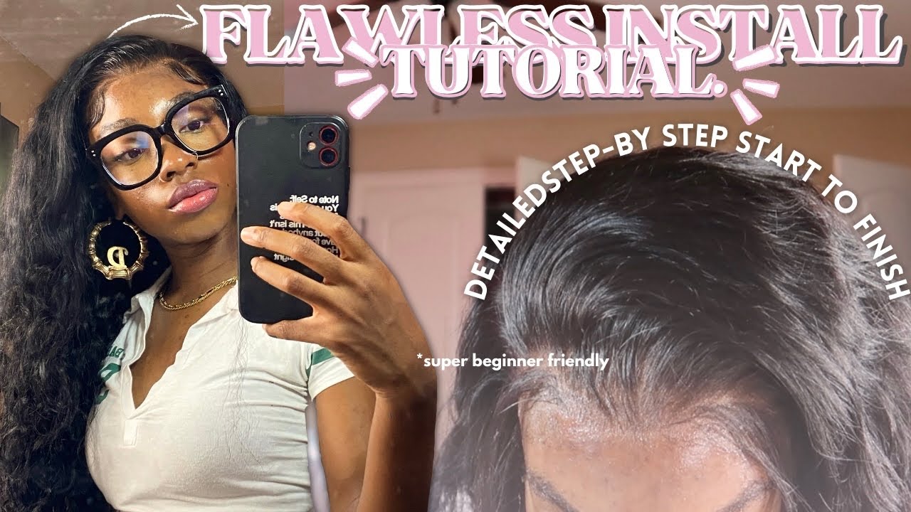 DETAILED START TO FINISH WIG INSTALL TUTORIAL | EASY + BEGINNER FRIENDLY | 3 HAIR STORE PRODUCTS ...