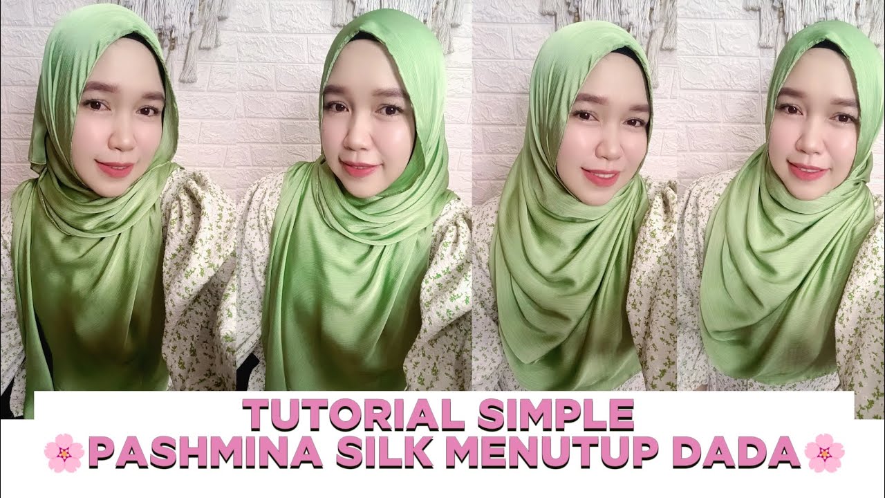 Tutorial Simple Pashmina Silk Menutup Dada #viral #tutorialhijabmudah # ...