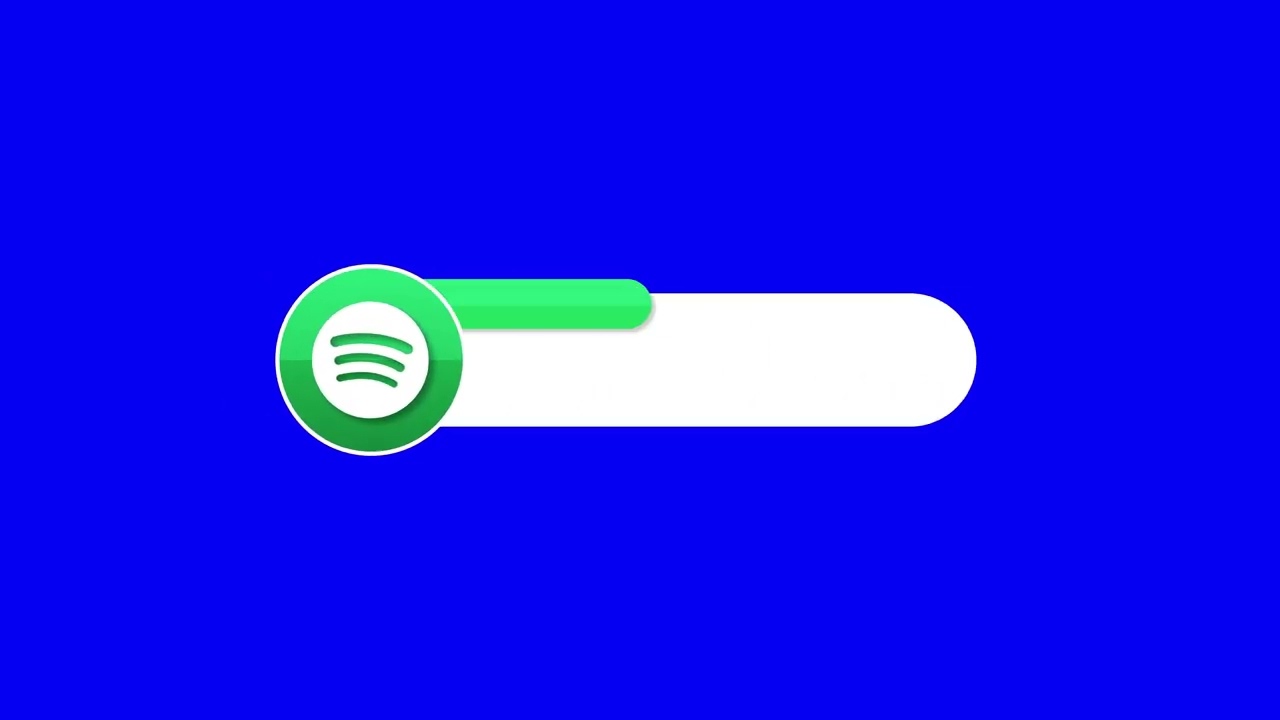 Free 4K Green Screen Social Media Lower Third | Spotify No Copyright ...