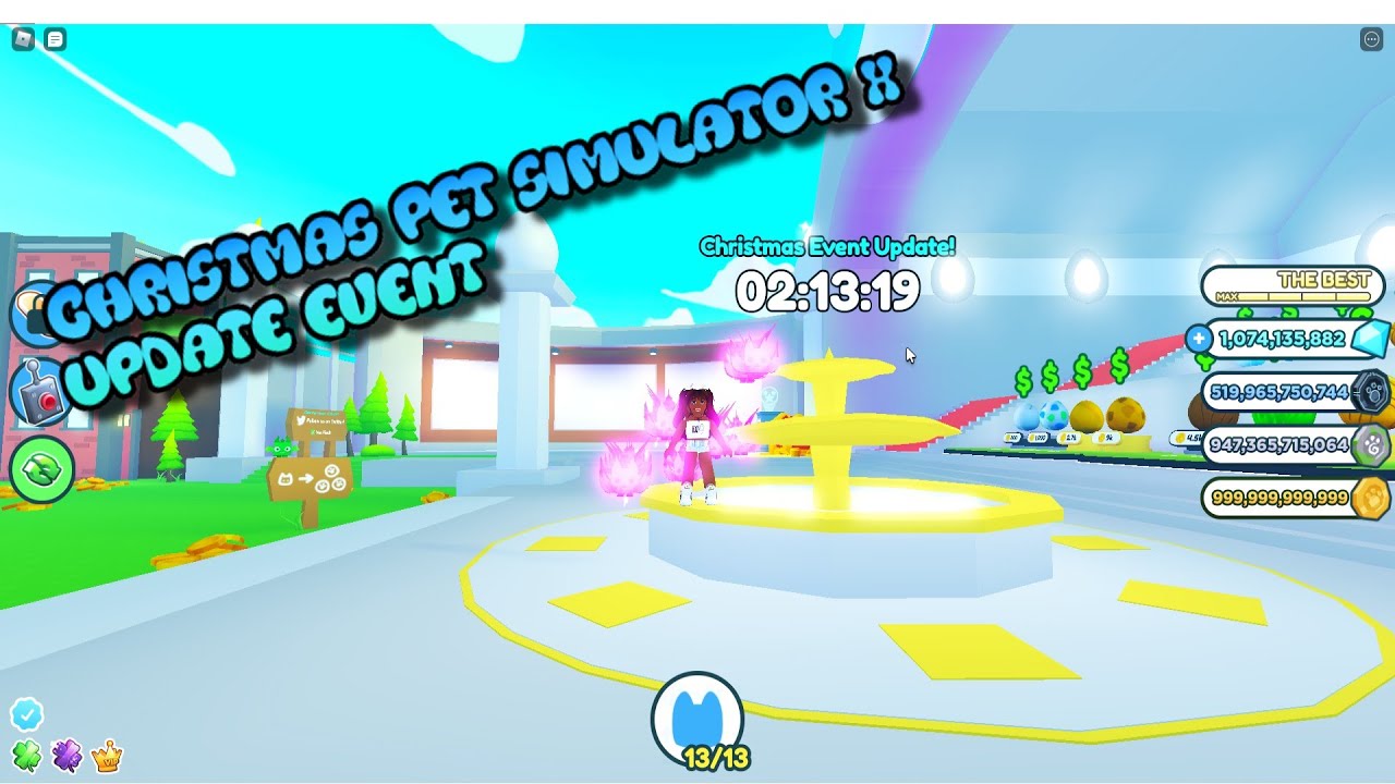 LIVE! OP PETS GIVEAWAY PET SIMULATOR X | NEW CHRISTMAS UPDATE NEW PETS ...