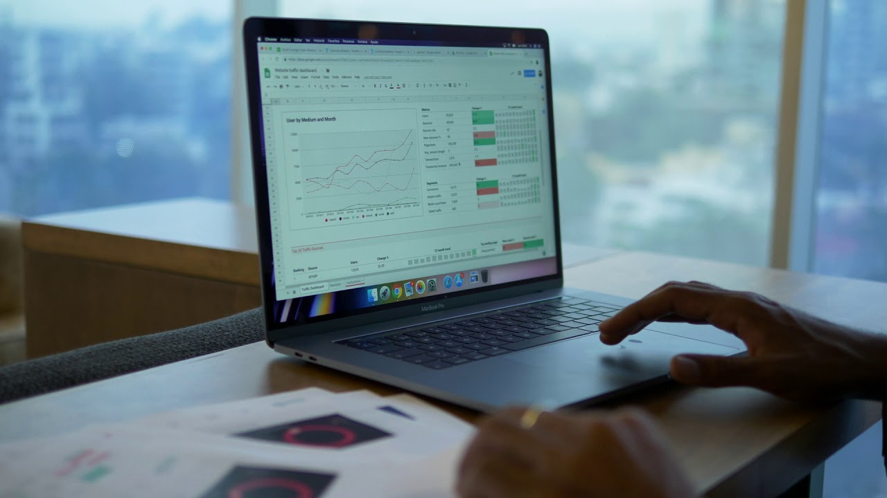 Businessman working on his Mac laptop | Free stock Mac video - YouTube
