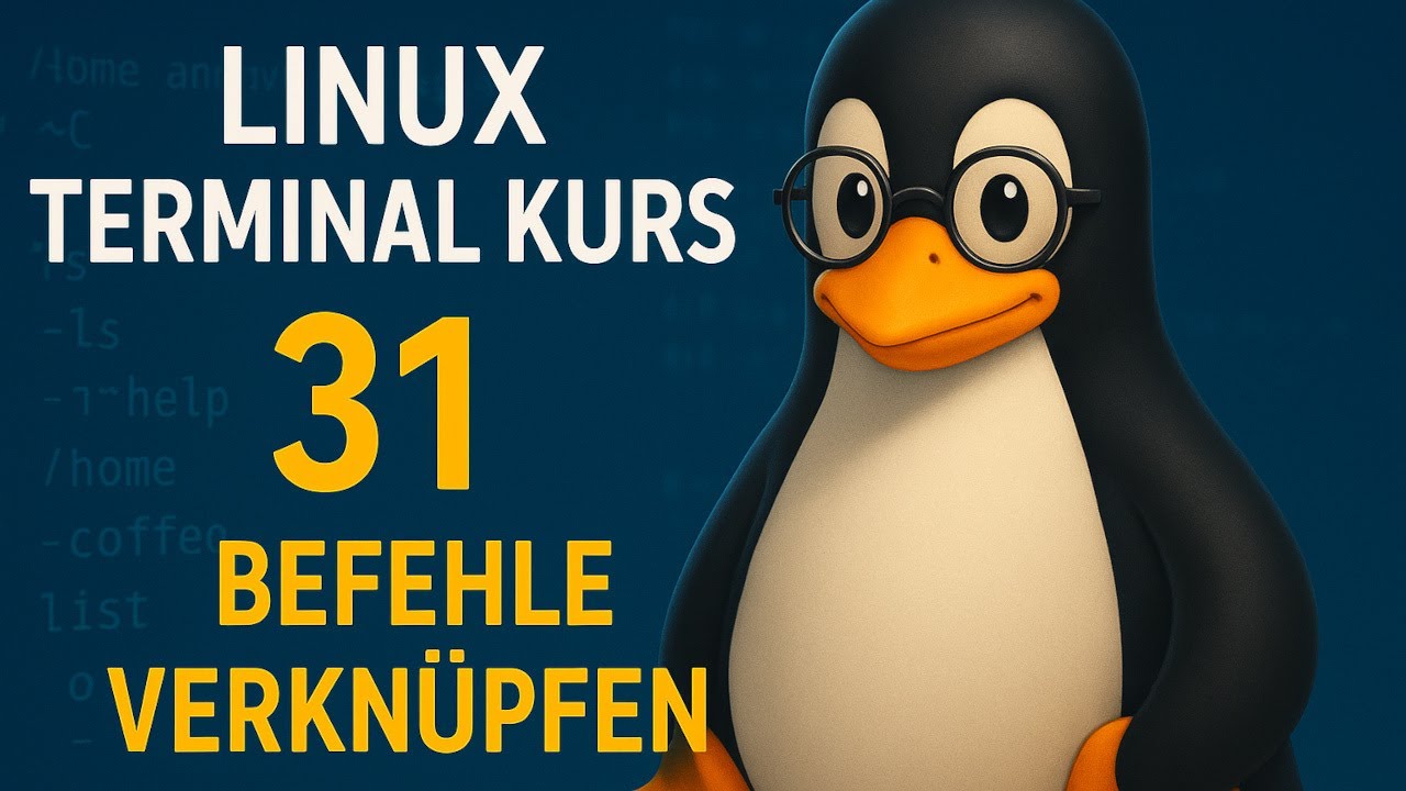 Linux Terminal Kurs Teil 31 - Befehle verknüpfen - YouTube