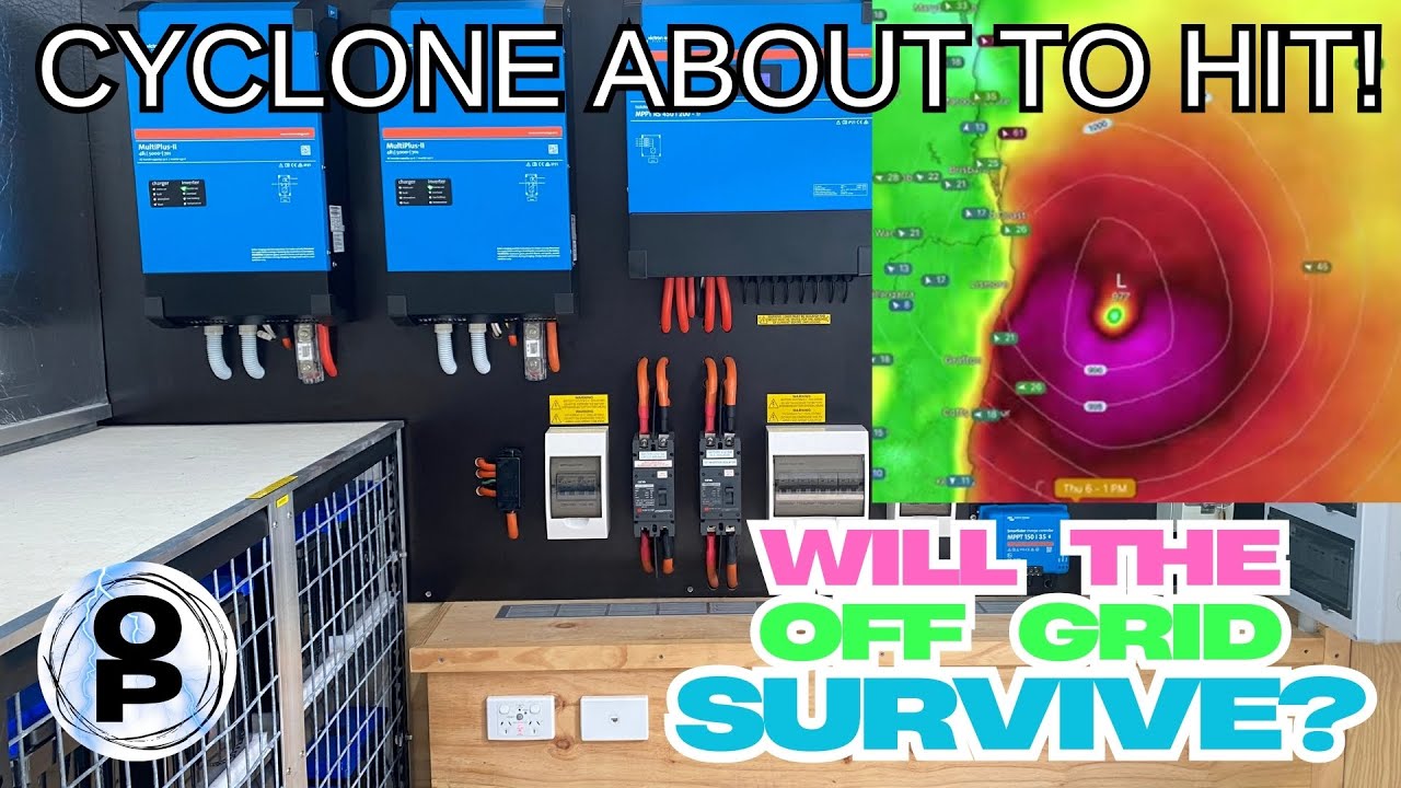 Off-Grid Solar System vs Tropical Cyclone Alfred: Can Our 42kWh Battery ...