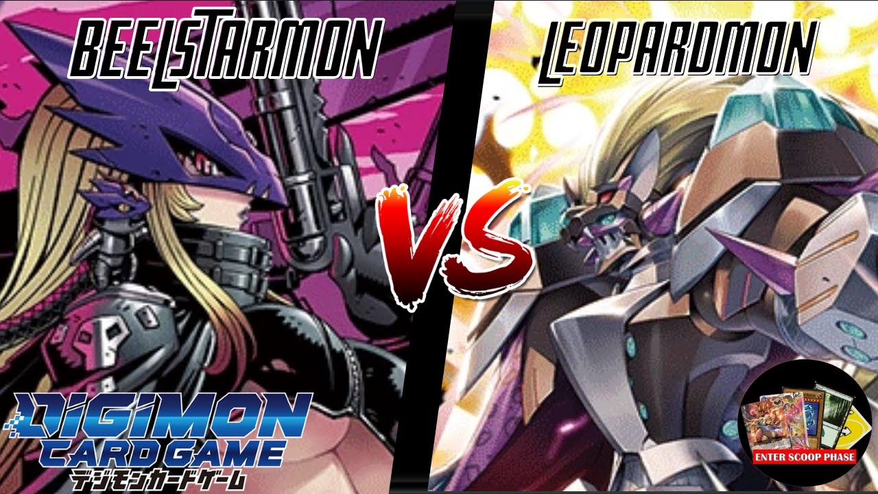Beelstarmon VS Leopardmon | Digimon TCG Gameplay - YouTube