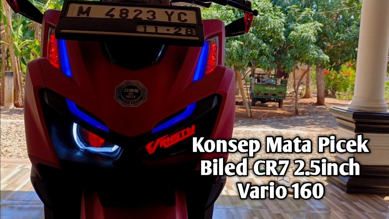 Konsep Mata Picek Biled CR7 2.5inch Vario 160 - YouTube