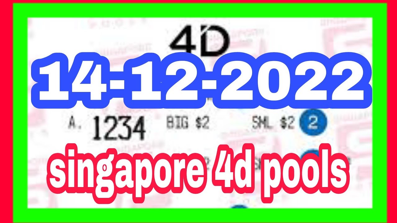 singapore pools 4d Wednesday guessing number #singapore #avadidarbar # ...