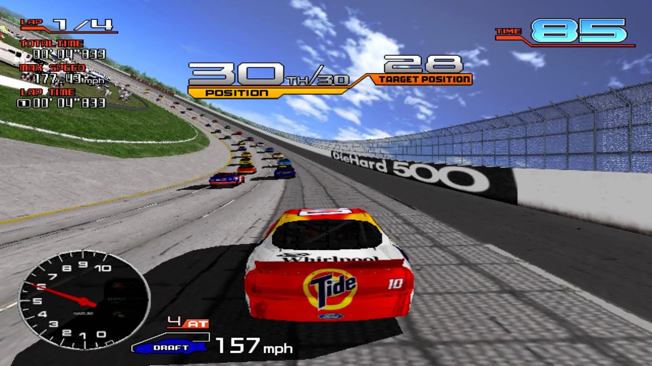 NASCAR Arcade (SEGA 2000) - All Tracks - YouTube
