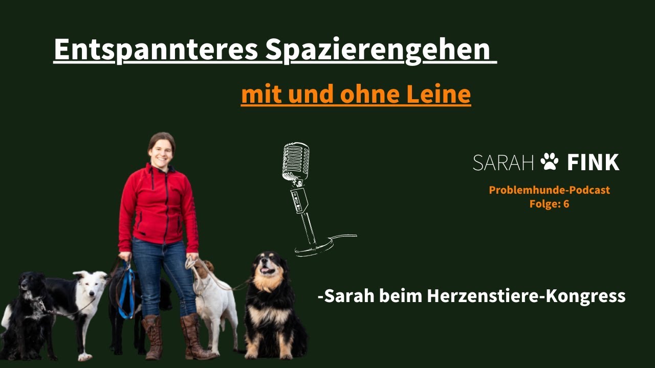 Sarah am Herzenstiere-Kongress Teil 1 | Sarah Fink Problemhundepodcast ...