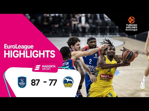 Anadolu Efes Istanbul - ALBA BERLIN | Highlights Turkish Airlines Euroleague