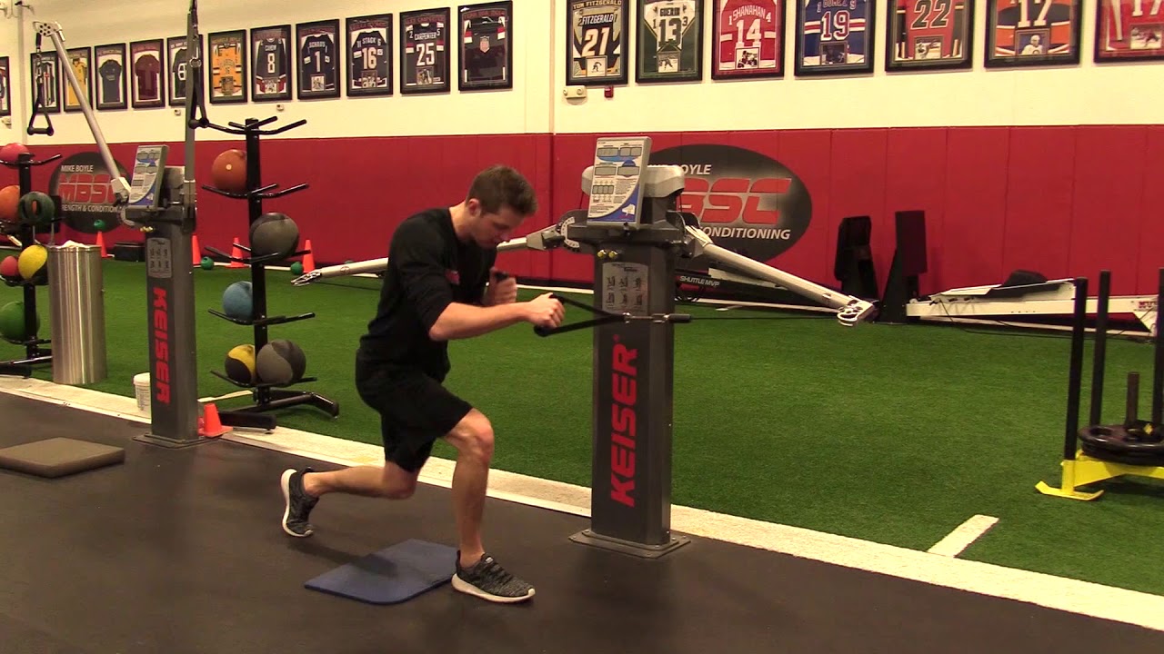 Half Kneel Push Pull - YouTube