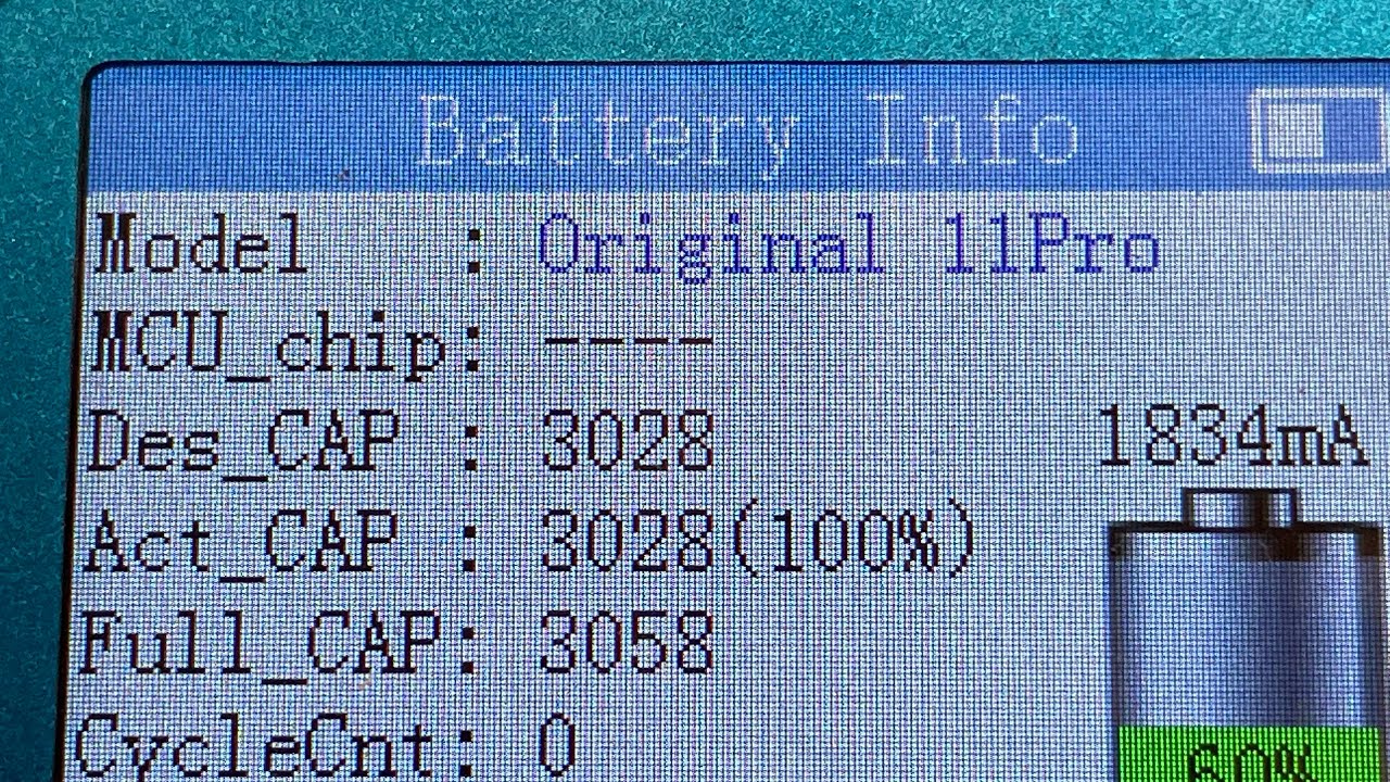 iPhone 11 Pro battery service replacement Keep Health 100% original BMS ...