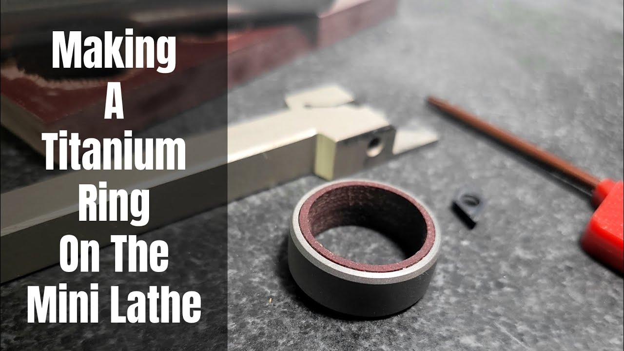 Cleaning The Shop & Making A Titanium Ring On The Mini Lathe - YouTube