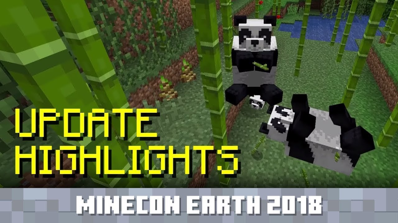 MINECON Earth 2018: アップデート ハイライト - YouTube