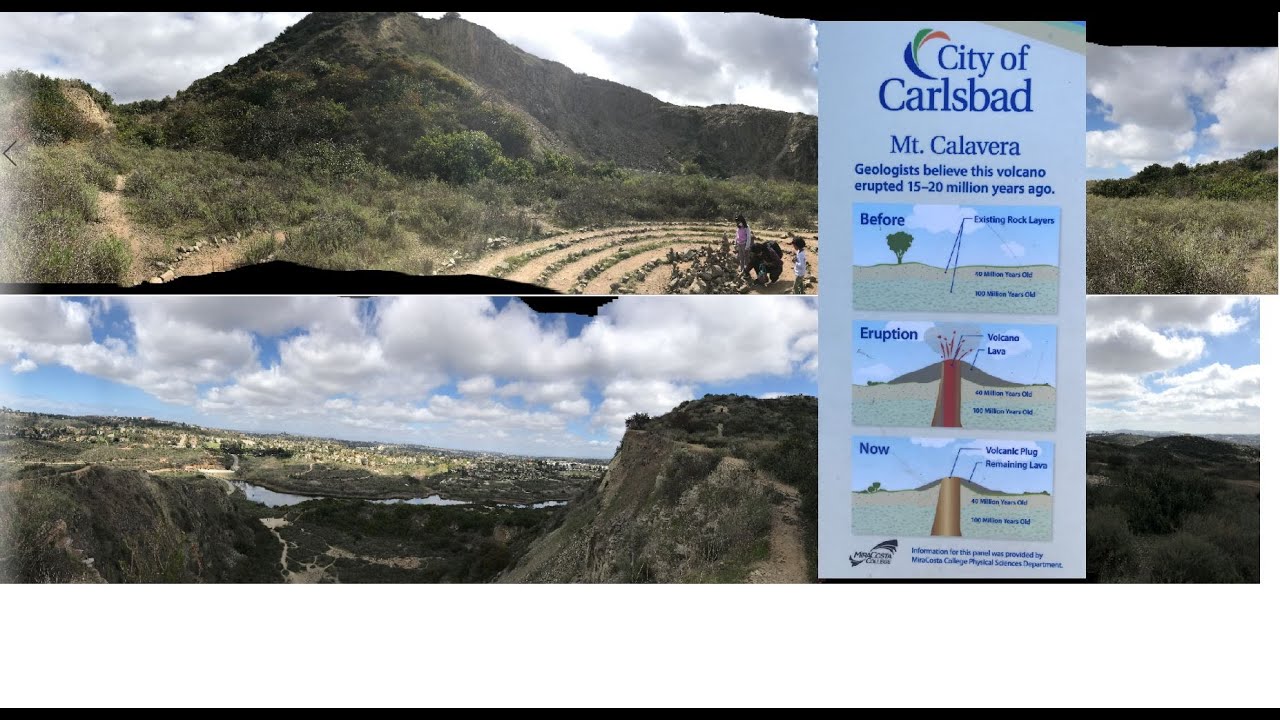 Volcanic plug Mt Calavera Hiking - YouTube