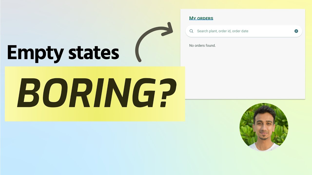 How to Fix Boring Empty States | Design Tips for Developers - YouTube