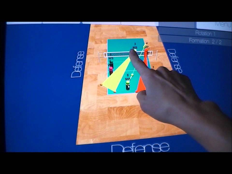Volleyball Form, Defense Middle Back, Intruducing the Tactix App - YouTube