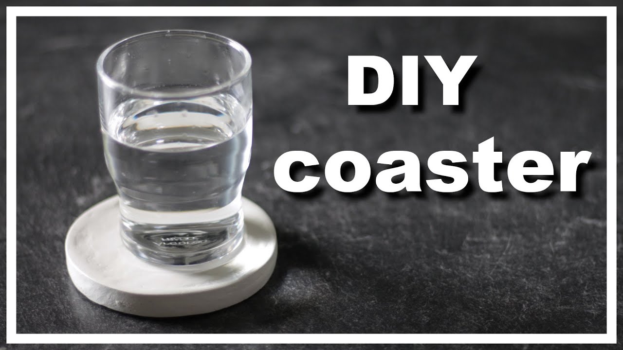 DIY Coaster with Modelling Clay - YouTube
