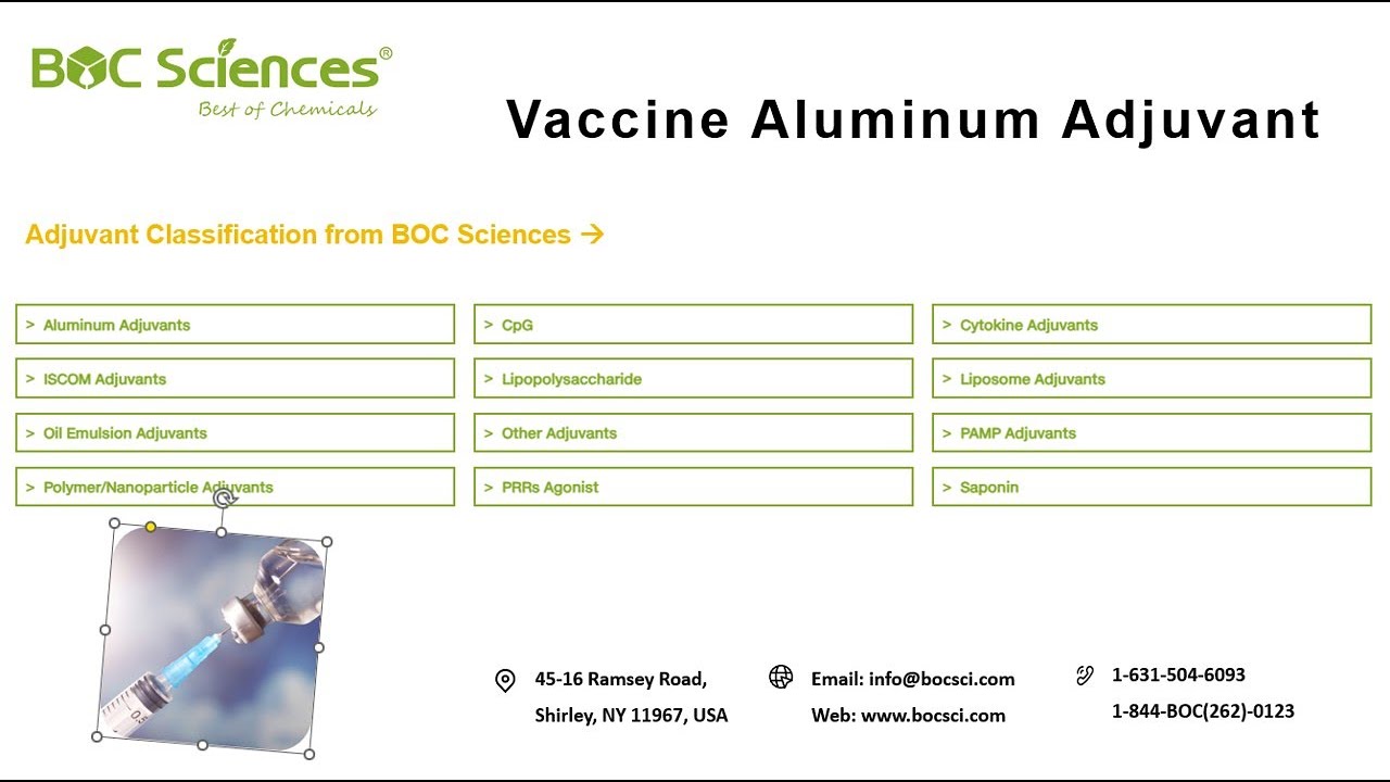 Vaccine Aluminum Adjuvant - What are Vaccine Adjuvants? - Adjuvants-BOC Sciences - YouTube