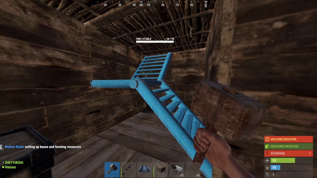 RUST: Episode 108: A Twig Roof! - YouTube