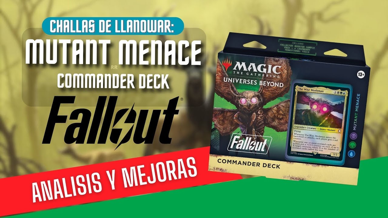Mutant Menace Fallout Precon MTG EDH Commander - YouTube