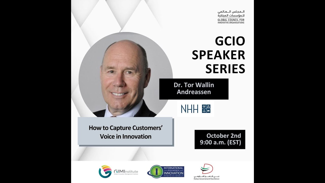 Dr. Tor Wallin Andreassen "How to Capture Customers’ Voice in ...