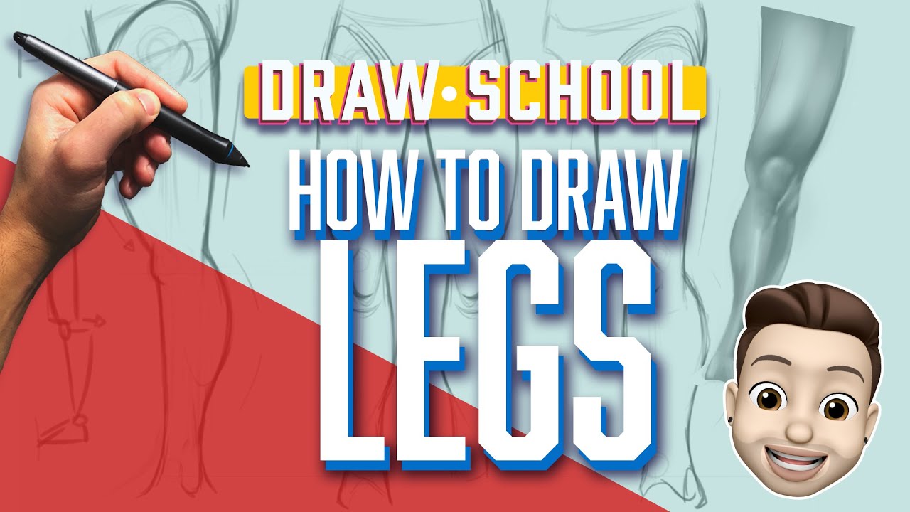 How to Draw Legs DrawSchool Ep 11 - YouTube