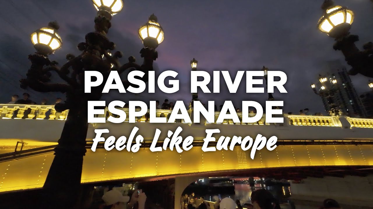 Pasig River Esplanade | Manila's newest tourist attraction - YouTube