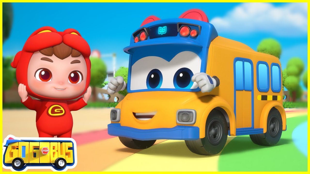 Wheels On The Bus With GoGoBus 🚌 Nursery Rhymes and Kids Songs - YouTube