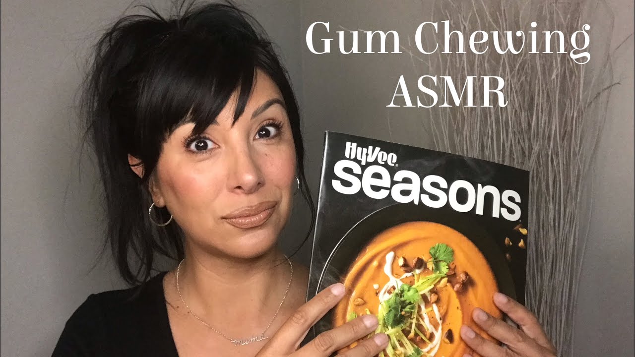 ASMR: 4K WE DID IT| Hy Vee Magazine Flip/ Gum Chewing - YouTube