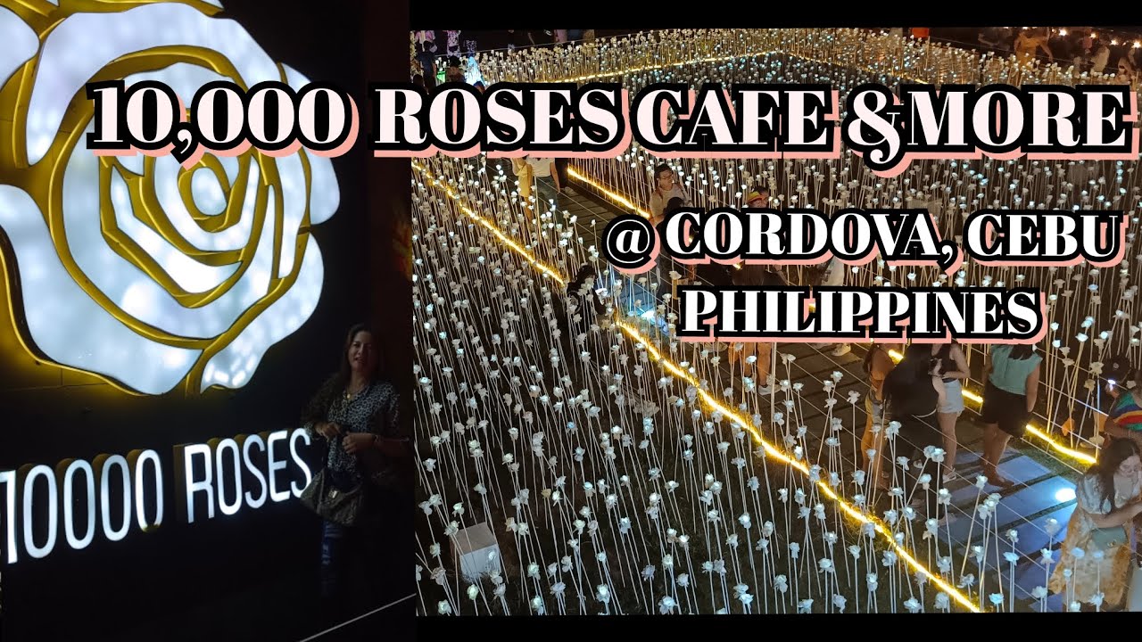 THE 10,000 ROSES CAFE & MORE in CORDOVA CEBU PHILIPPINES@BETH lady vlog ...
