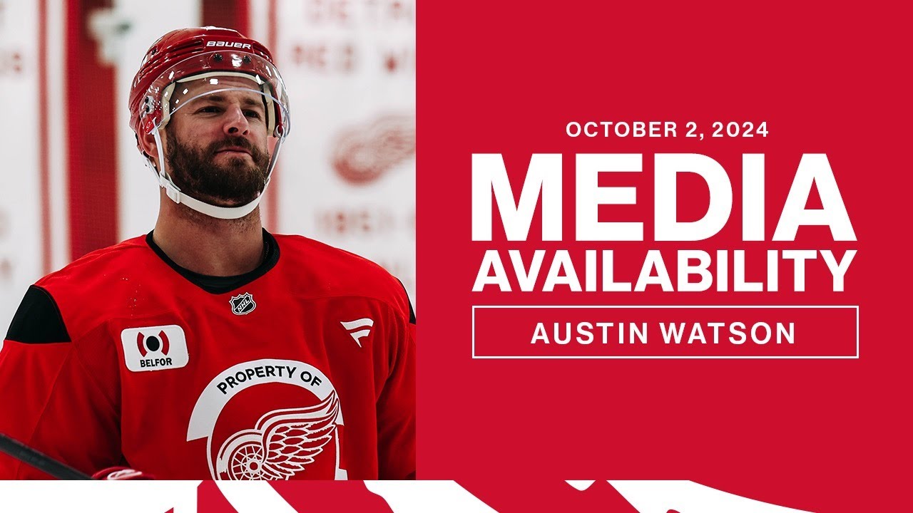 Austin Watson Media Availability | Oct. 2, 2024 - YouTube