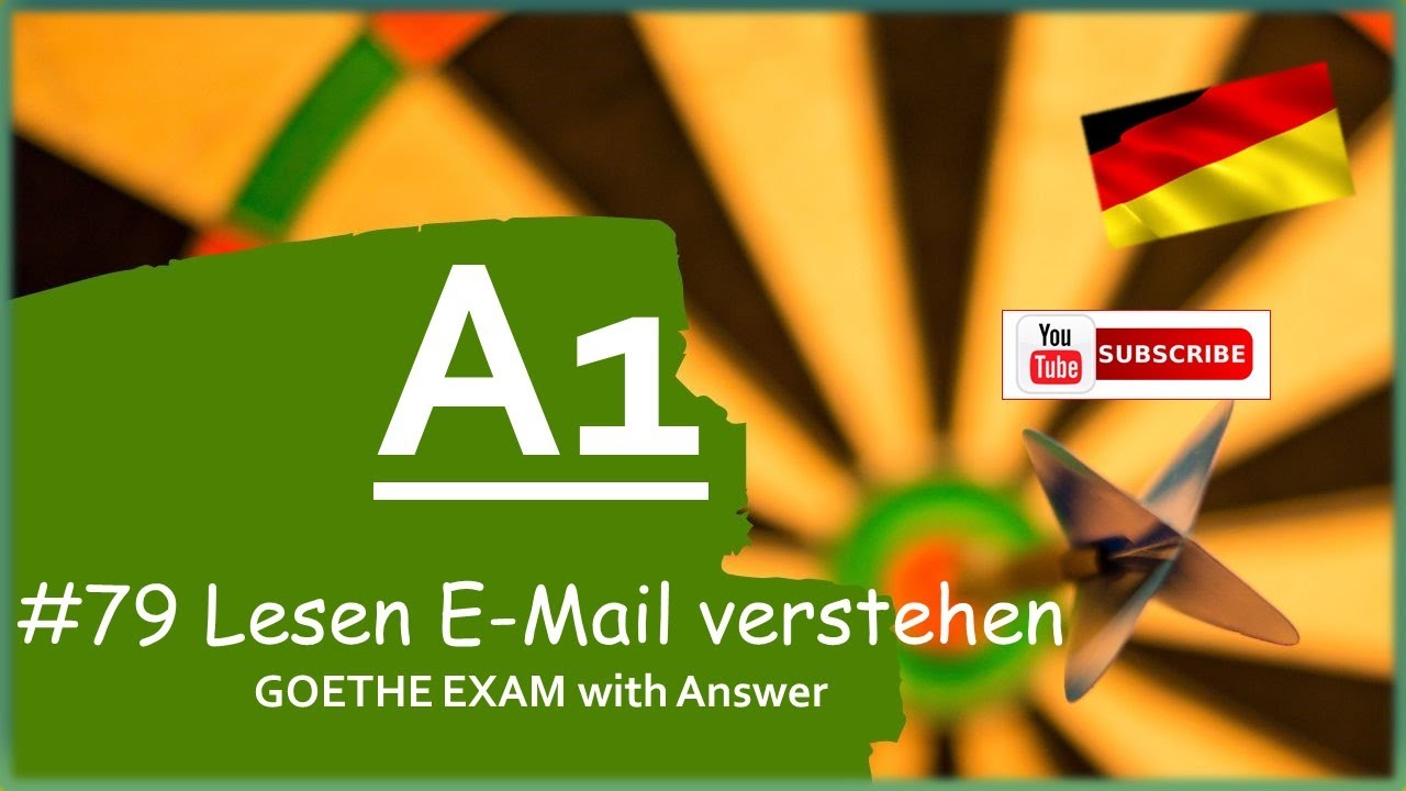 #(79) A1 Lesen|| Brief ||Goethe Zertifikat A1 || mit Lösungen - YouTube