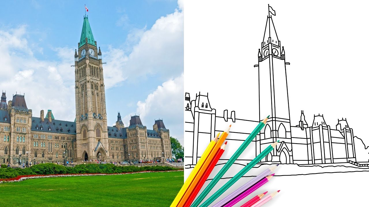 5 Ottawa Kanada Ausmalbilder bei Stefans Maritime Art - YouTube