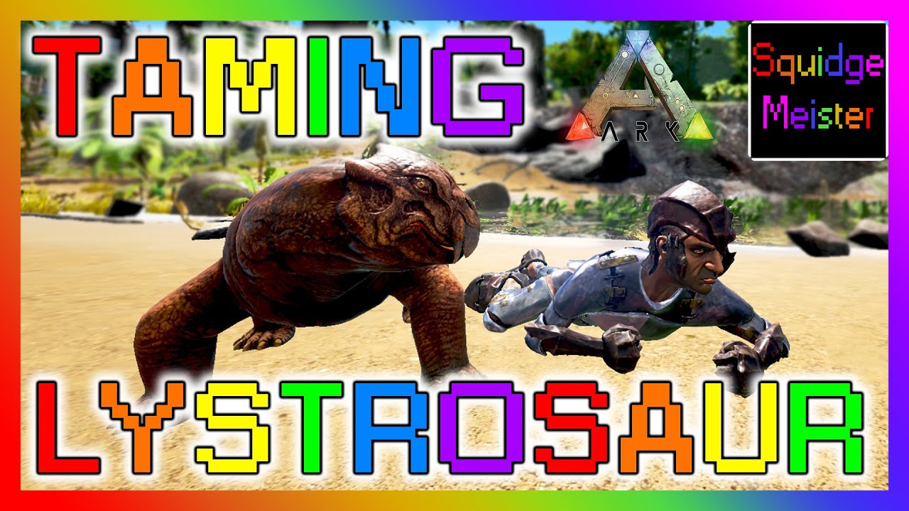 Ark: Survival Evolved - S2 E10 - TAMING LYSTROSAURUS - Let's play - YouTube