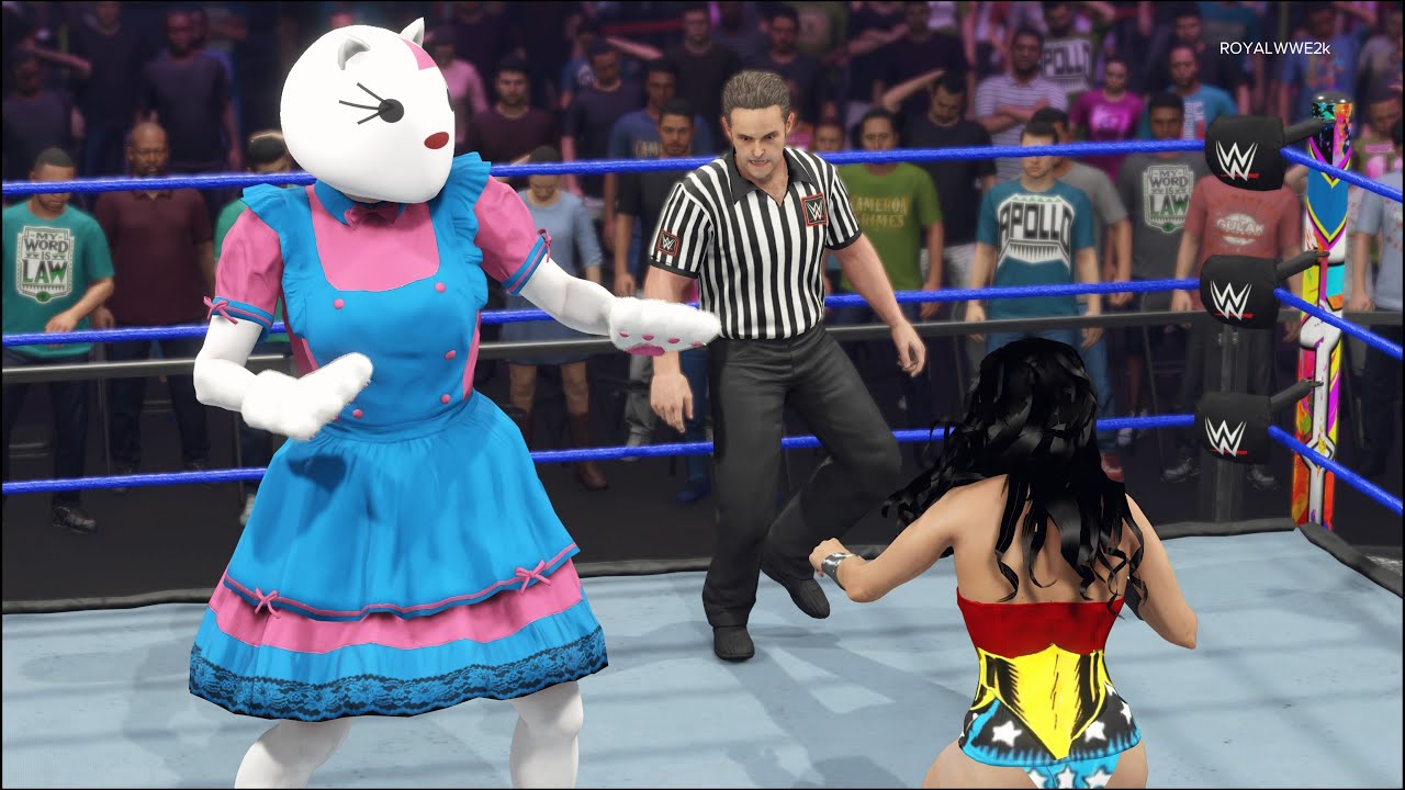 Wonder Woman vs. Hello Kitty - WWE 2K23 ⭐ - YouTube