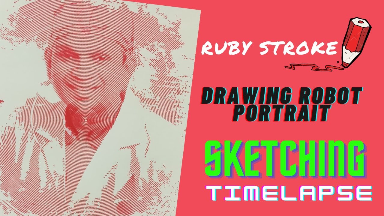 Drawbot Pen Plotter Portrait | Axidraw | Robot Portrait #arduino # ...