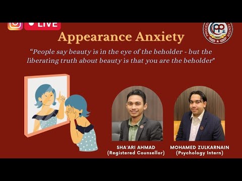 Appearance Anxiety - Mental Health Live Talk 26062024 - YouTube